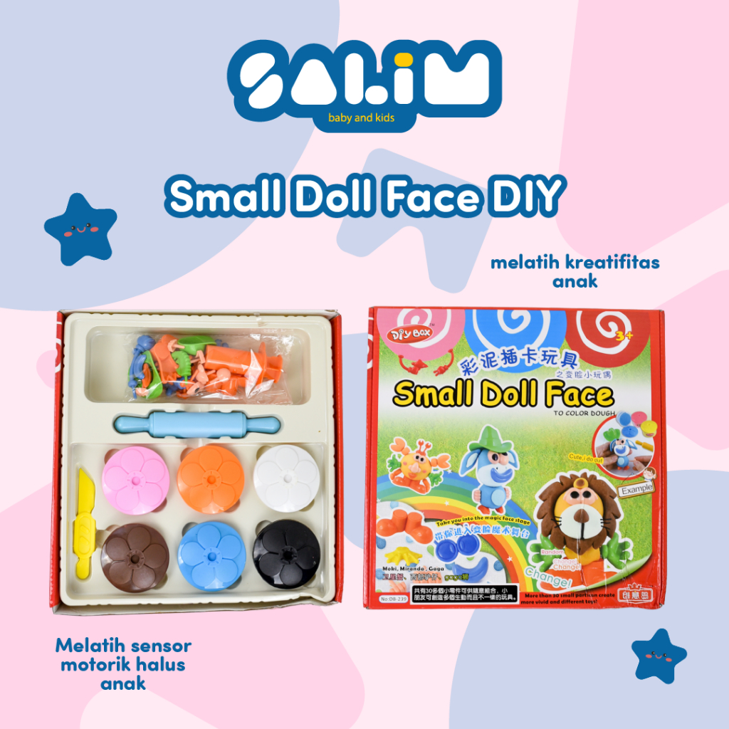 Jual Small Doll Face DIY | Mainan DIY anak | Shopee Indonesia