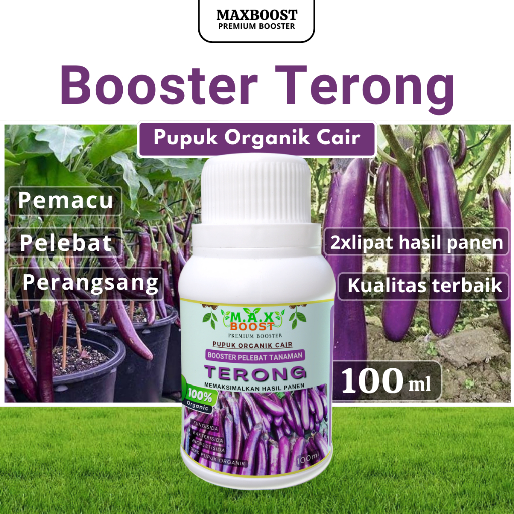 Jual Booster Cair TERONG, Pupuk Organik Cair TERONG, POC Terbaik Untuk Melebatkan Secara ...