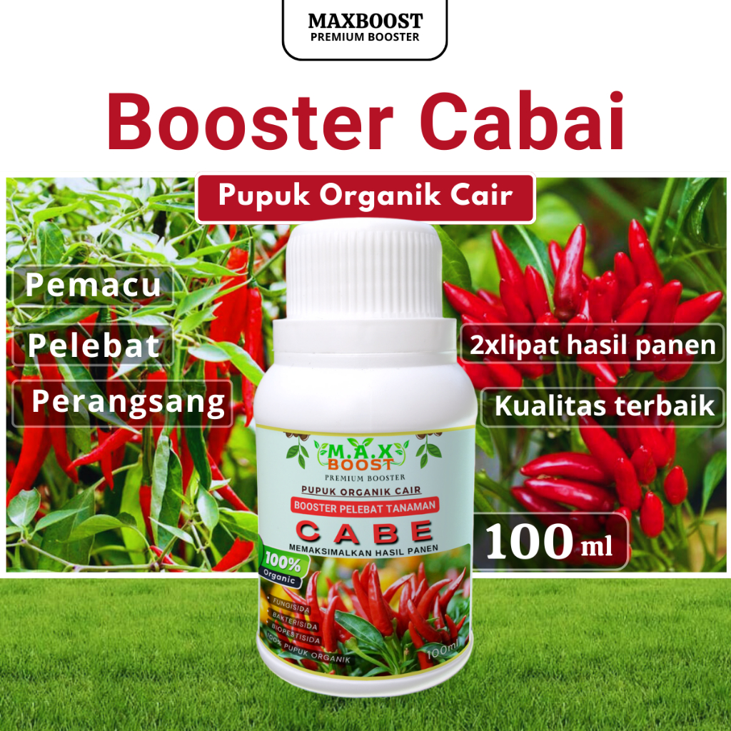 Jual Pupuk organik cair cabai, booster cabai, poc kompos melebatkan dan memaksimalkan hasil ...