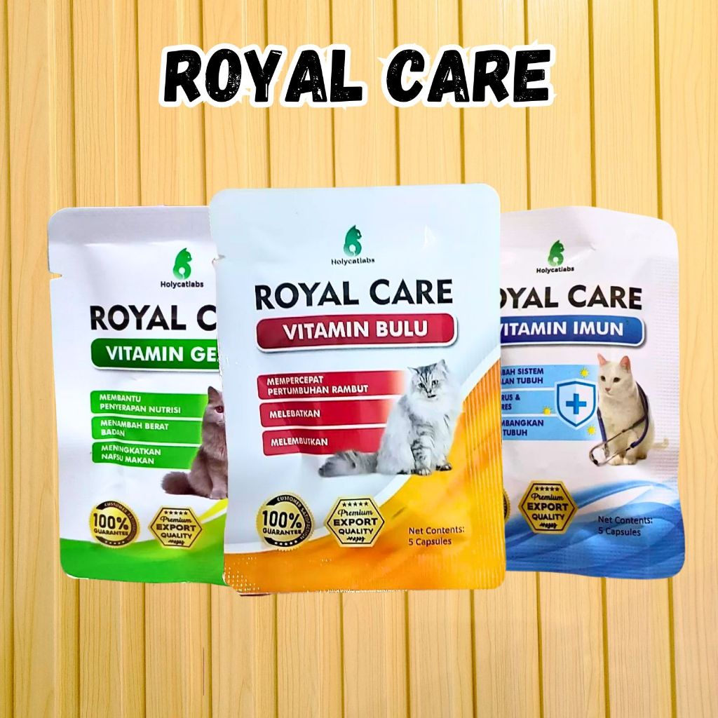 Jual ROYAL CARE VITAMIN ISI 5 CAPSULS GEMUK/IMUN/BULU | Shopee Indonesia