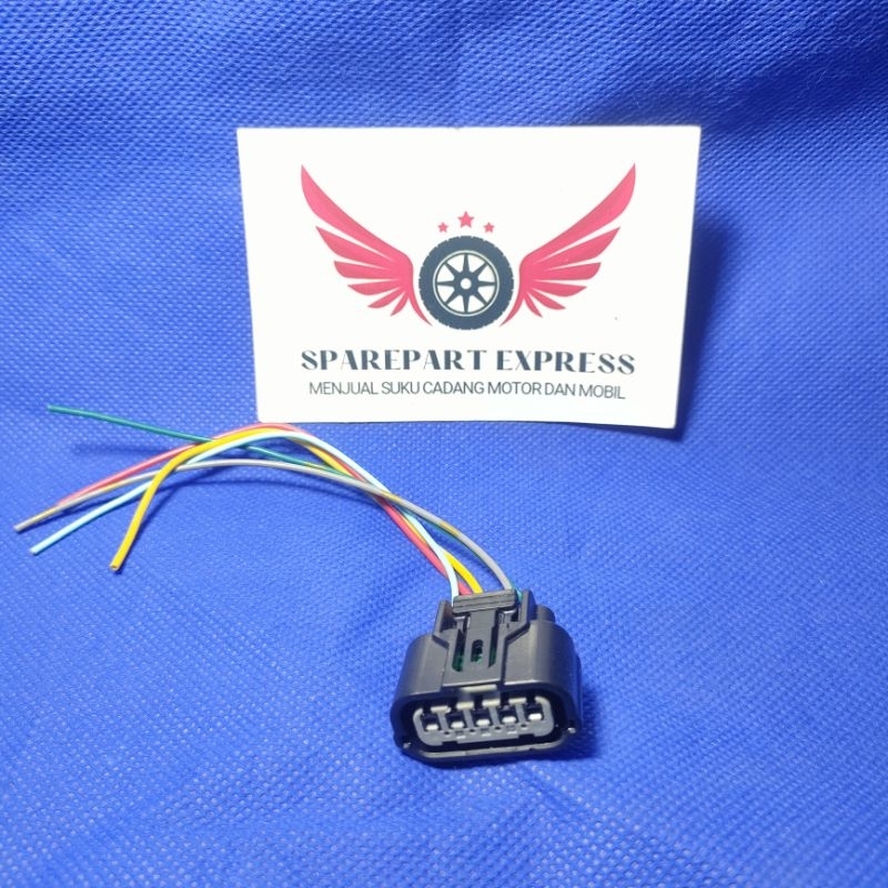 Jual SOKET SOCKET SENSOR TPS MAQS THROTTLE BODY HONDA PIN 5 CB150R CBR ...