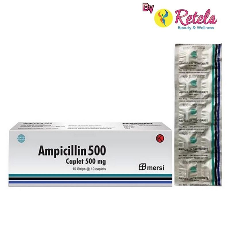 Jual AMPICILLIN 500MG 10 kaplet (Semua Pabrik) | Shopee Indonesia