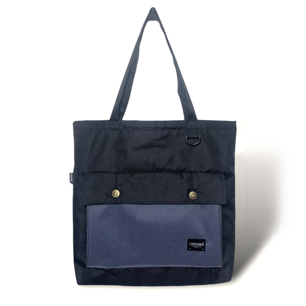 Jual Lumiere - Totebag Pria Gris Noir Tas Tote Bag Casual | Shopee ...