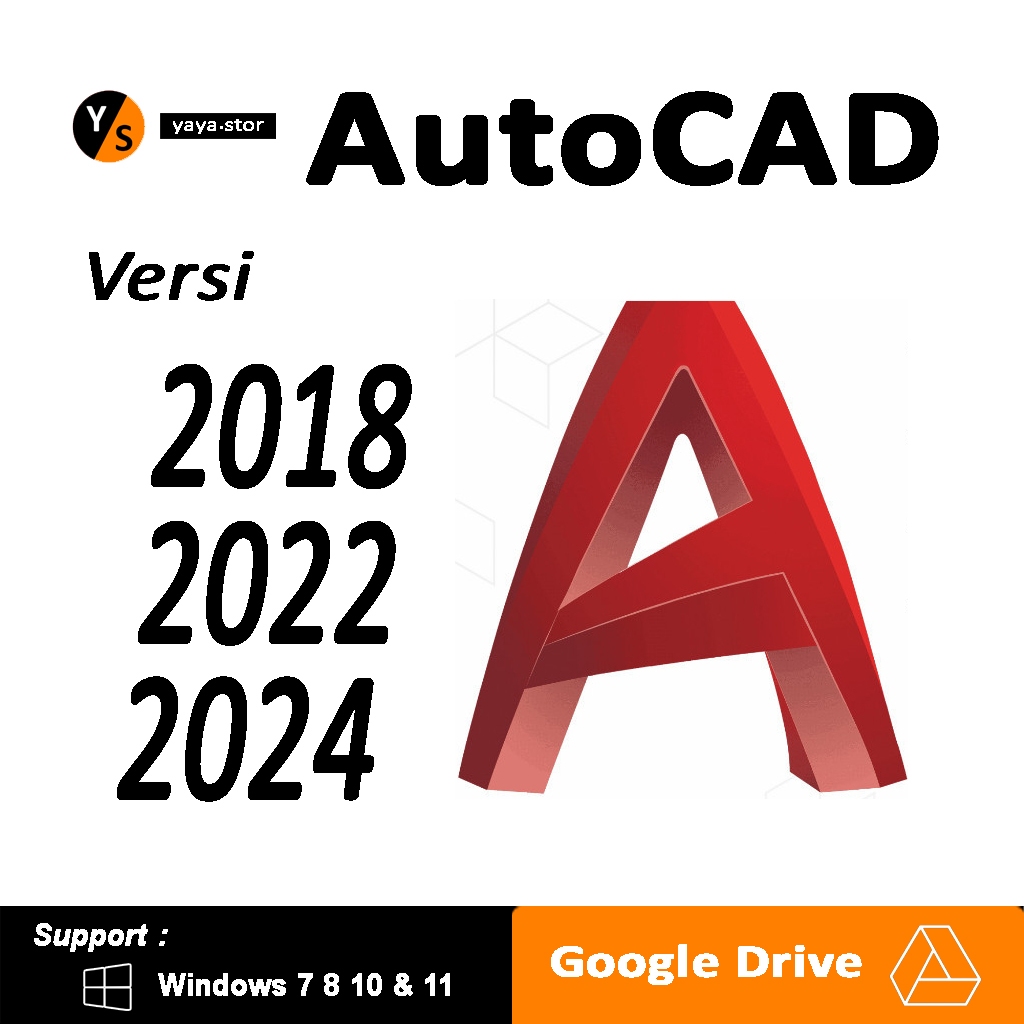Jual AutoCAD versi 2018 2022 2024 | Shopee Indonesia