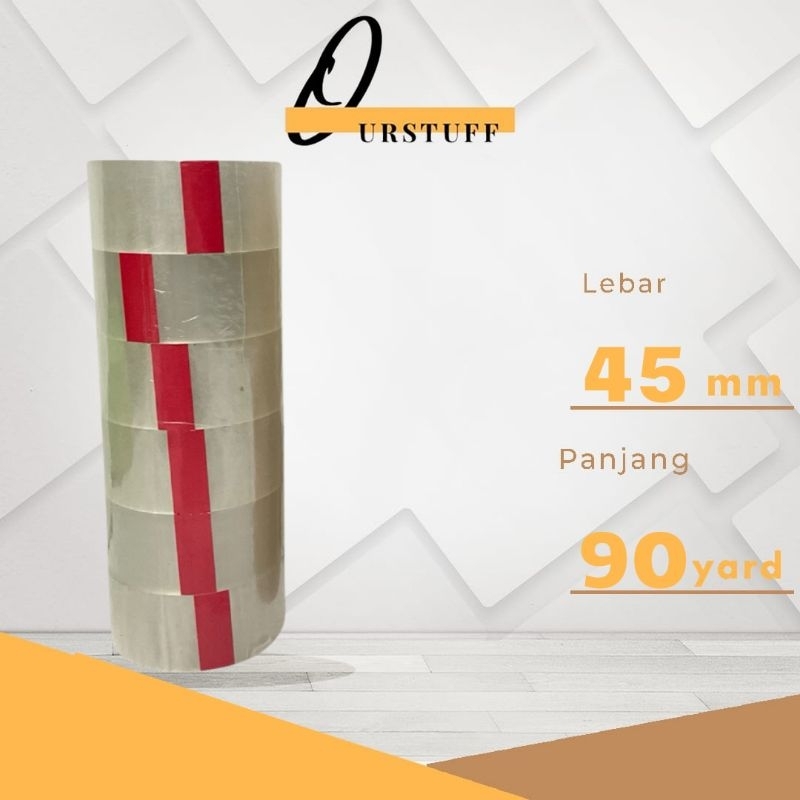 Jual Lakban / Solatape ukuran 45mm x 90 yard (Per Roll) | Shopee Indonesia