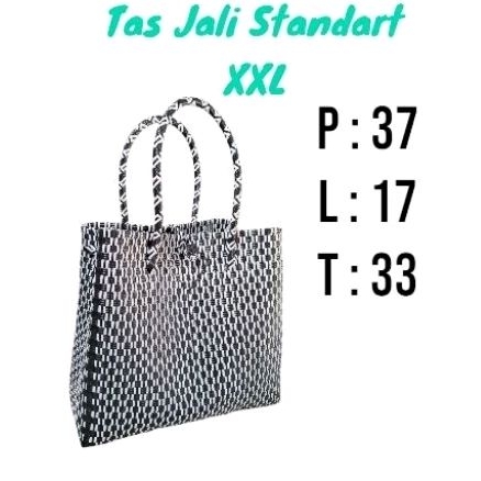 Jual Tas anyaman jali standart XXL/tas hampers/tas jalan-jalan/tas ...