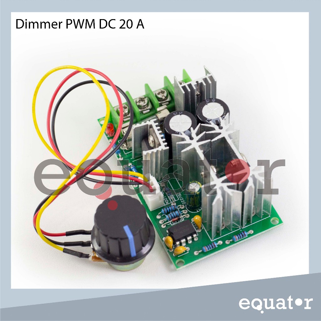 Jual Module Dimmer Power Speed Control Motor Regulator PWM DC 20A 9V ...