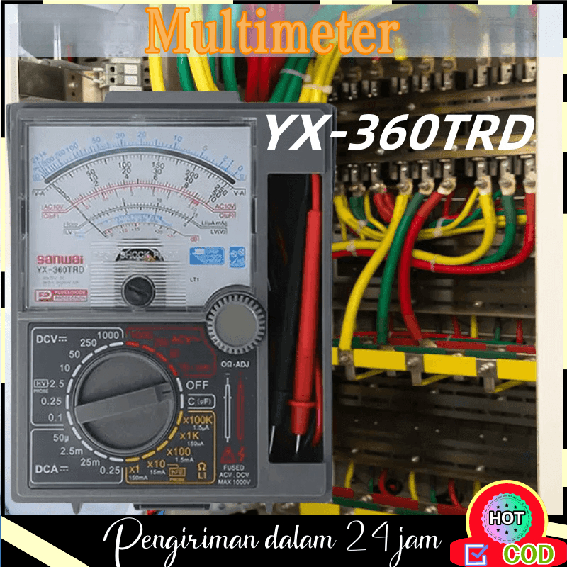 Jual Multimeter TOFUDA Model HELES YX 360 TRD Multitester Avometer ...