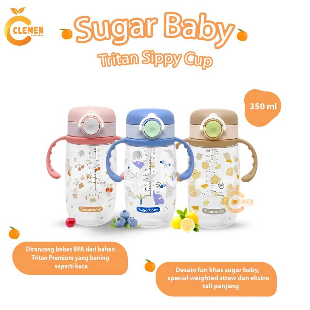Jual Sugar Baby Tritan Sippy Cup 350ml | Shopee Indonesia