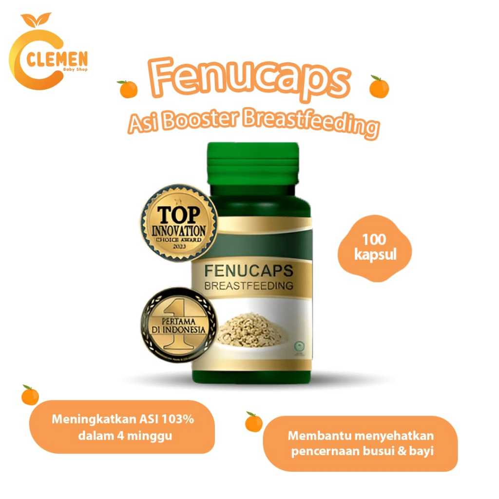 Jual Fenucaps Asi Booster Breastfeeding Medicine (Isi 100 Kapsul) | Shopee Indonesia