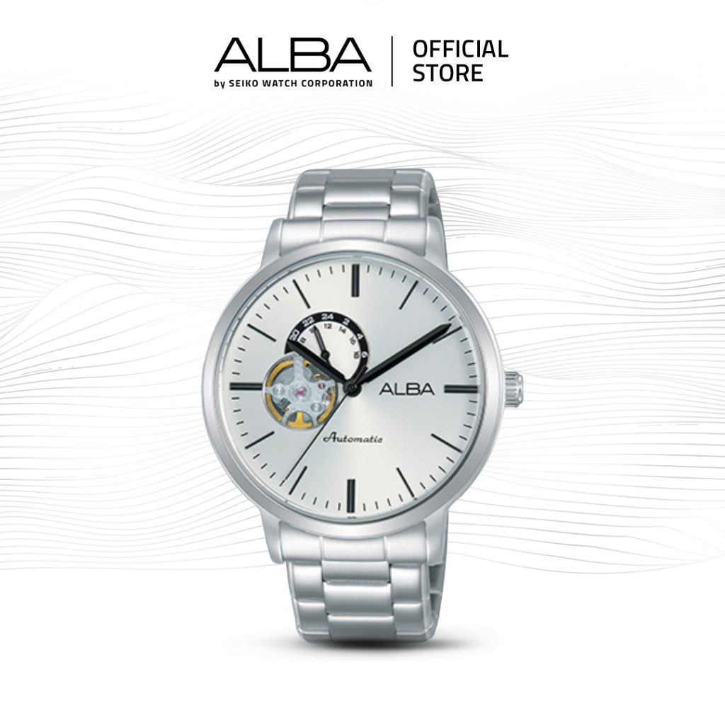 Jual Alba Mechanical Jam Tangan Pria Open Heart A9A013 / A9A013X1 ...