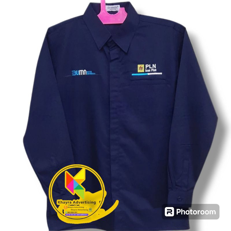 Jual kemeja bumn pln icon plus seragam bumn pln icon plus baju bumn pln ...