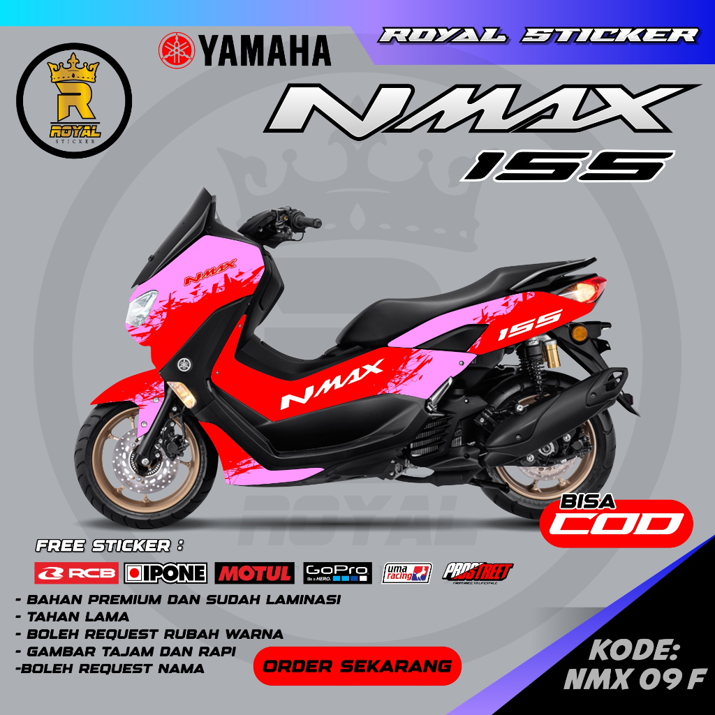 Jual NMX 9-STIKER NMAX MOTOR CUSTOM NEW-STICKER YAMAHA NMAX- STICKER ...