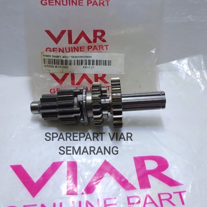 Jual Gear rasio Viar bit 100cc gear mainshaft set viar roda 3 100cc ...