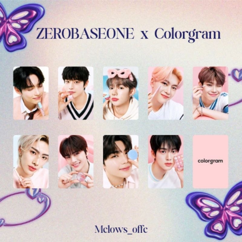Jual Photocard Zerobaseon - ZB1 Collaboration with Colorgram (Free ...