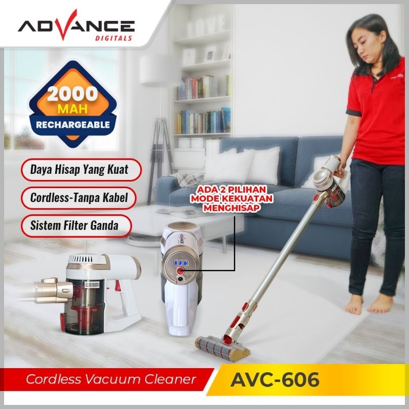 Jual Vacuum Cleaner AVC-606 2in1Advance | Shopee Indonesia