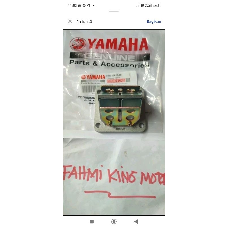 Jual MEMBRAN VALVE HARMONIKA GRESS BARU ASSY YAMAHA RXZ RZR HARGA MURAH ...