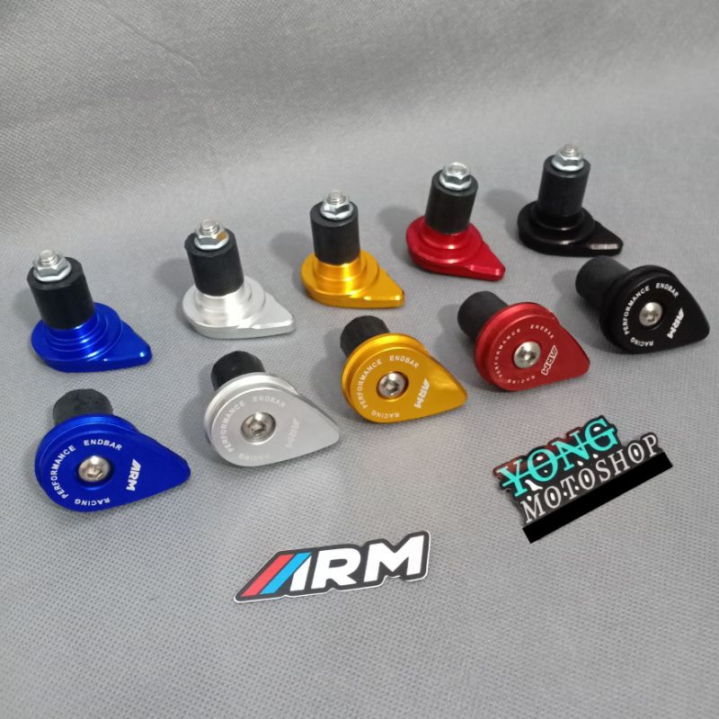 Jual Jalu Stang Bar End ASLI CNC ARM Model Pipih & Bulat Universal ...
