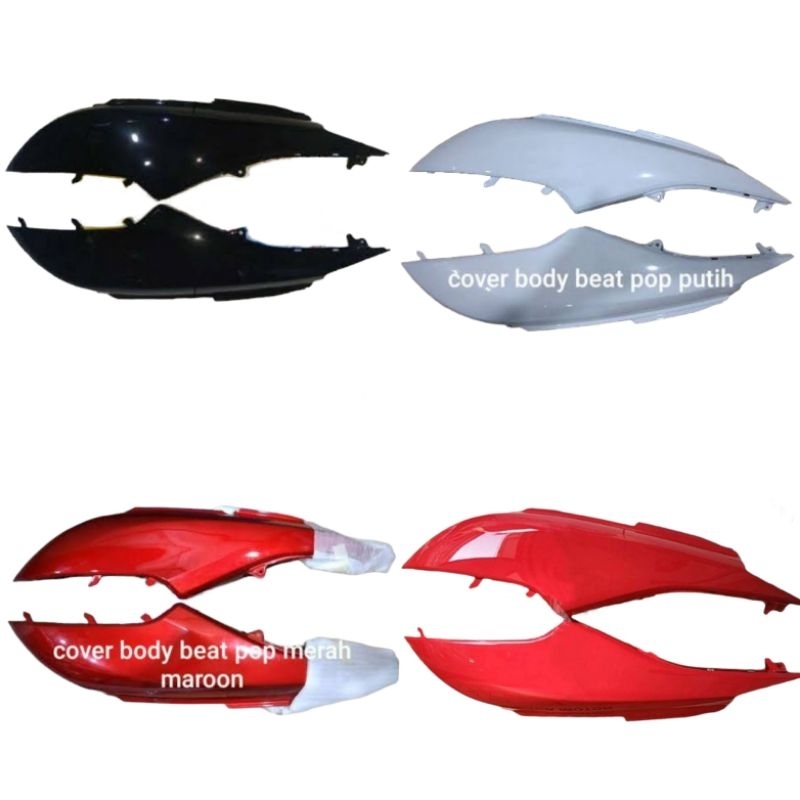 Jual Set Cover Body Samping Tutup Rangka kanan kiri Honda Beat Pop ...