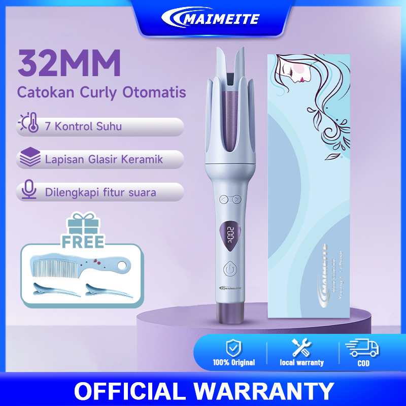 Jual MAIMEITE Catokan Keriting Otomatis Hair Styler 32MM Catokan Curly Otomatis Catokan Keriting ...