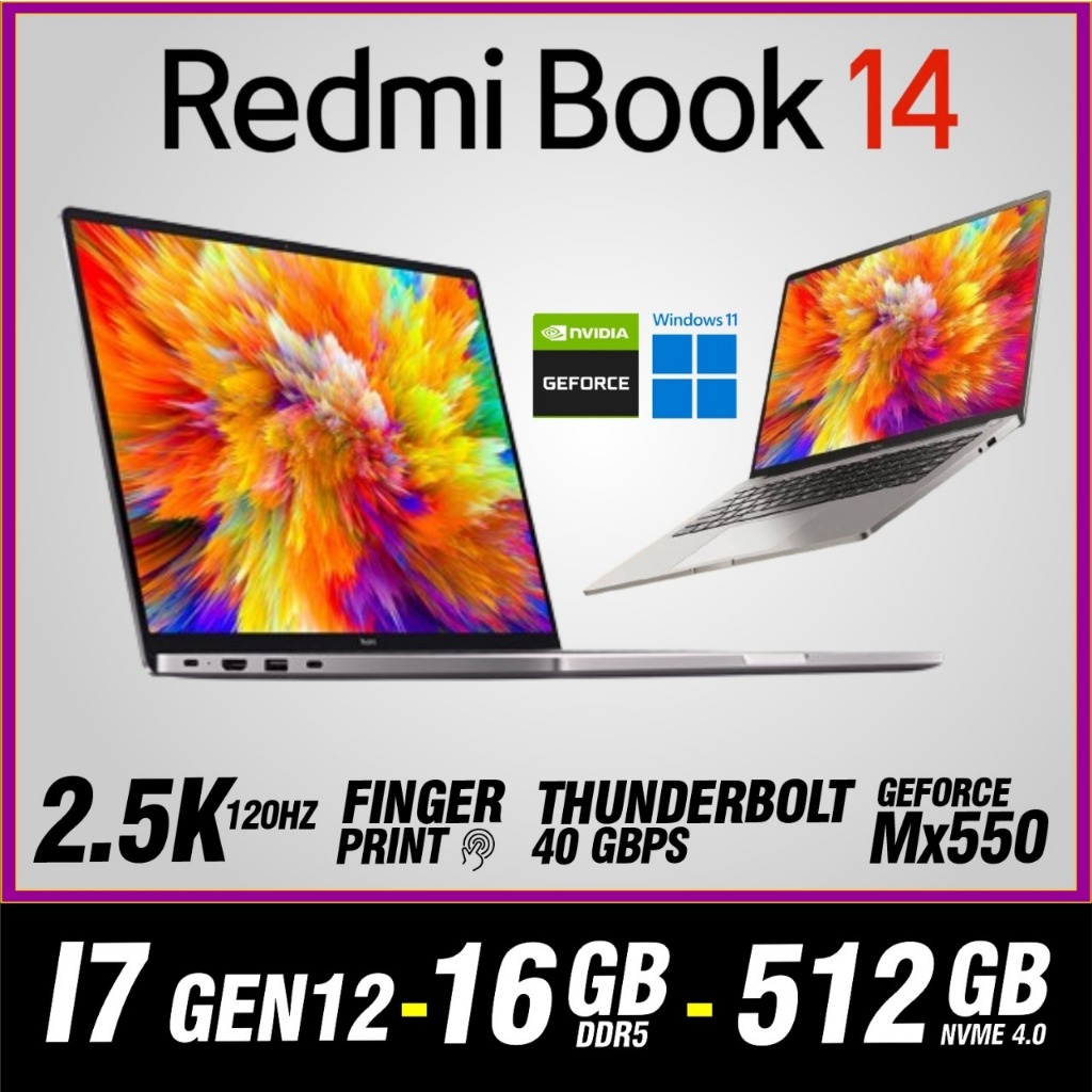 Jual XIAOMI REDMIBOOK PRO 14 CORE I7 12650H-16GB D5-512GB NVME-MX550 ...