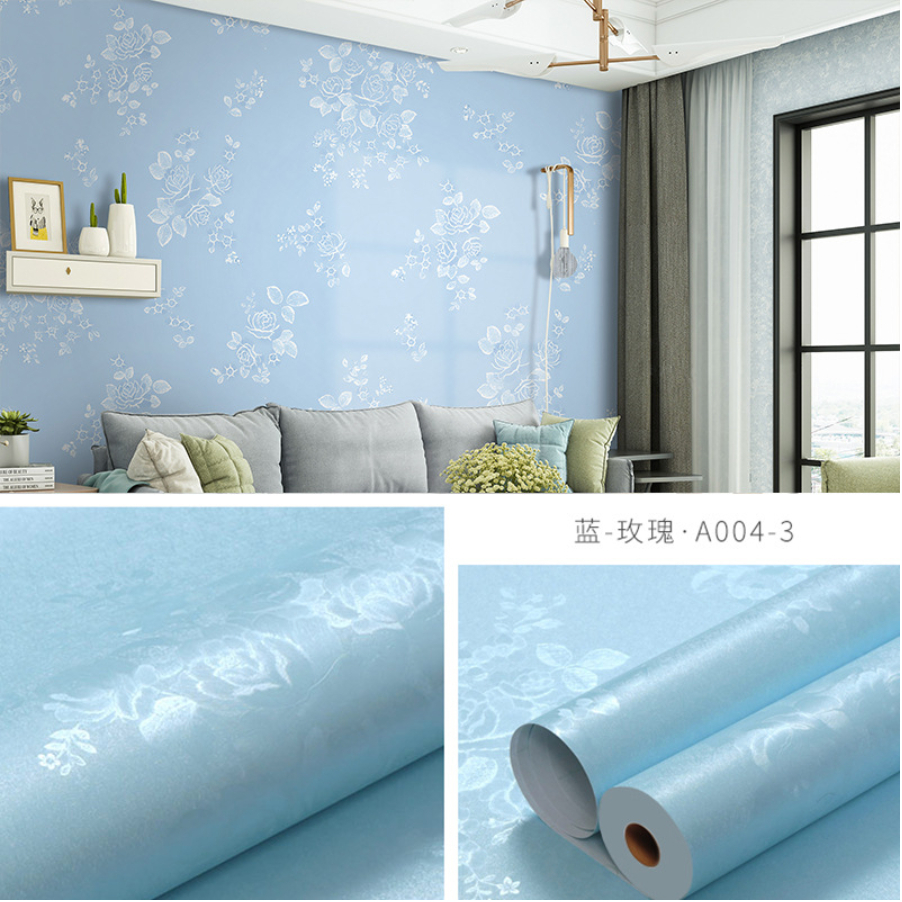 Jual PALING MURAH !! WALLPAPER POLOS EMBOSS PREMIUM KOREAN STYLE 45 cm x 10 M Motif Garis dan ...