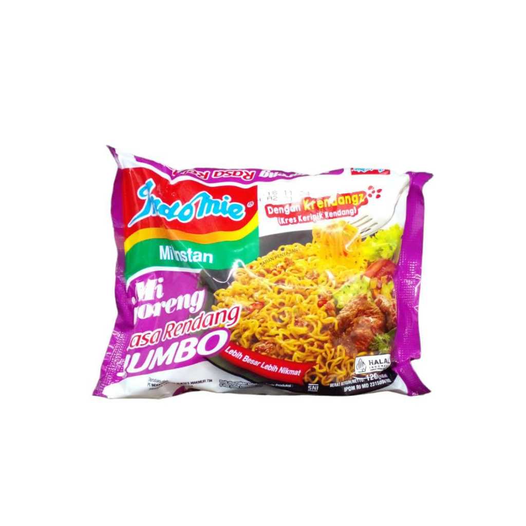 Jual Indomie Goreng Rendang Jumbo 127gr - Carton Isi 24 Pcs | Shopee ...