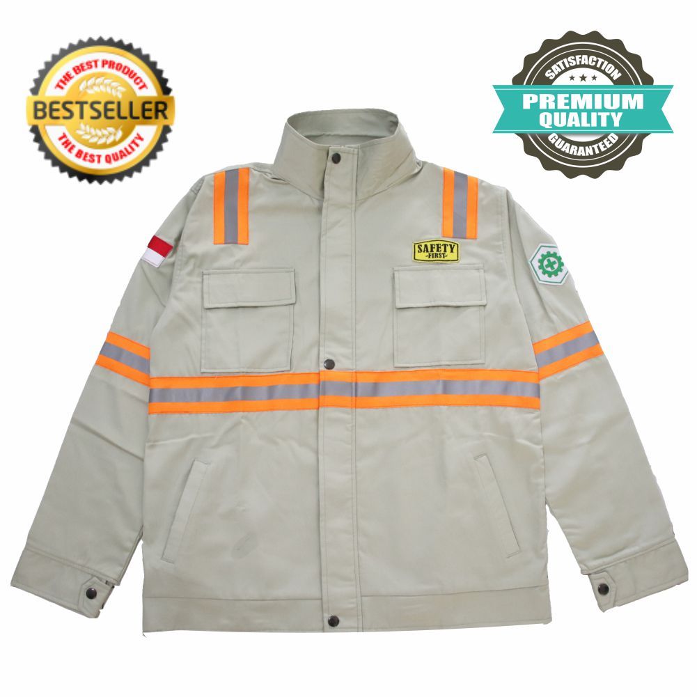 Jual Wearpack Safety / Baju Safety Lengan Panjang / Baju Kerja Pria ...