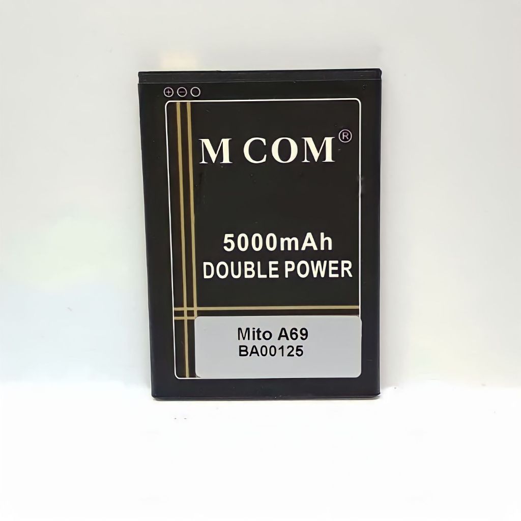 Jual BATERAI DOUBLE POWER/ MCOM MITO A69/ BA-00125 5000mah | Shopee Indonesia