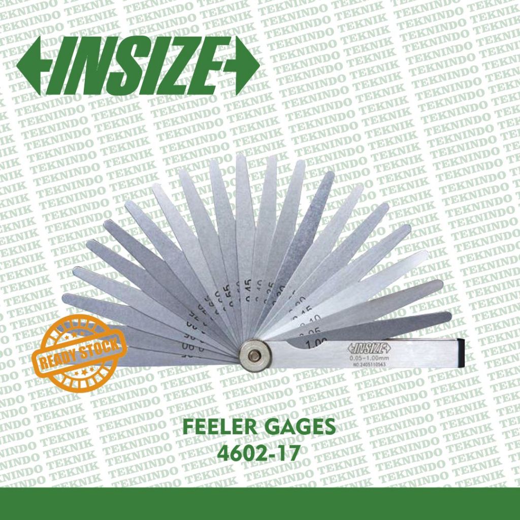 Jual Insize Feeler Gages 4602-17 Length 100mm Original | Shopee Indonesia