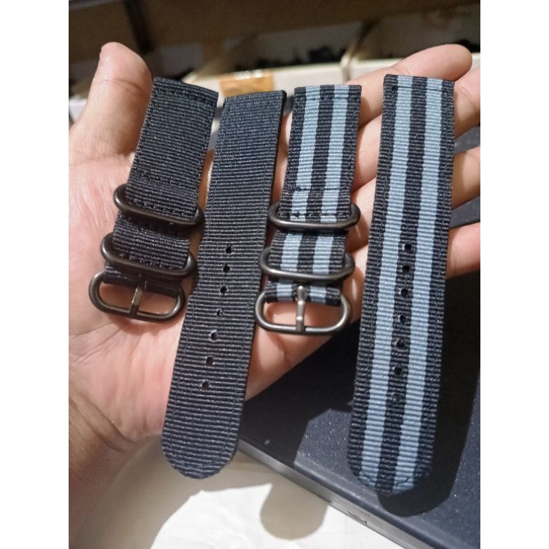 Jual Tali Jam Kanvas Nato Seiko 18mm 20mm 22mm | Shopee Indonesia