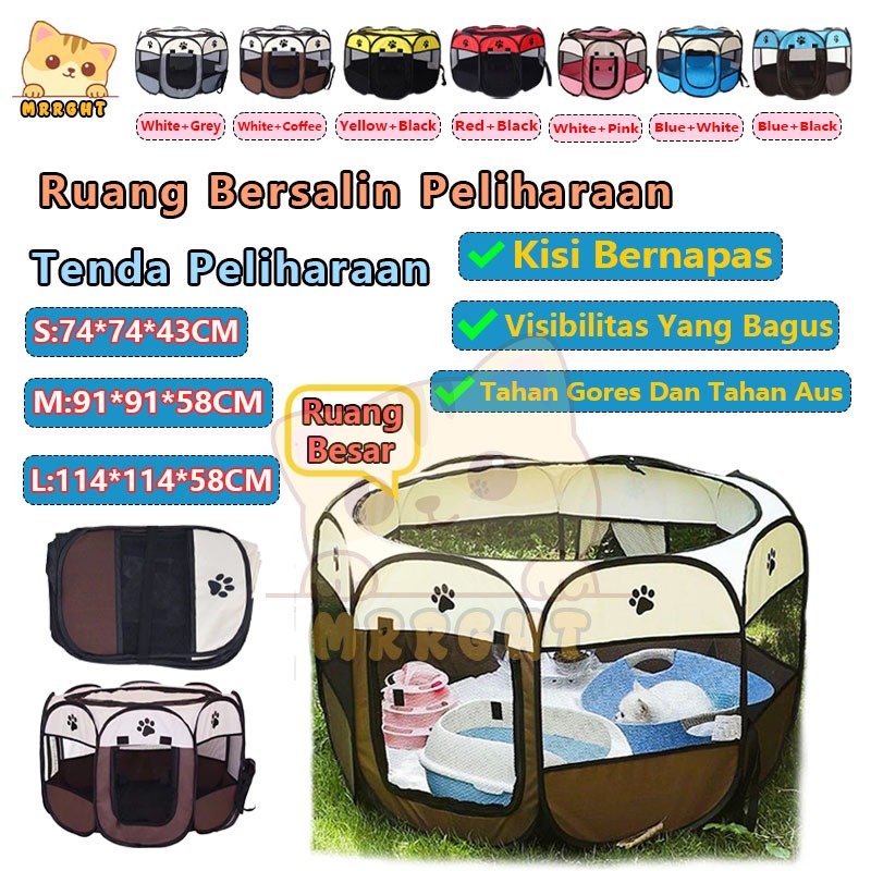 Jual Kandang Lipat Tenda Hewan Peliharaan kucing Pagar Tenda Lipat ...