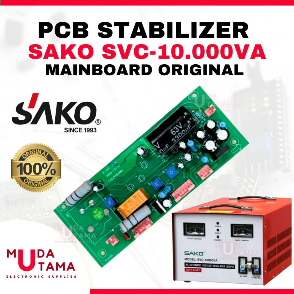 Jual PCB Stabilizer SAKO SVC-10000VA 10KVA ORIGINAL - PCB Mainboard ...