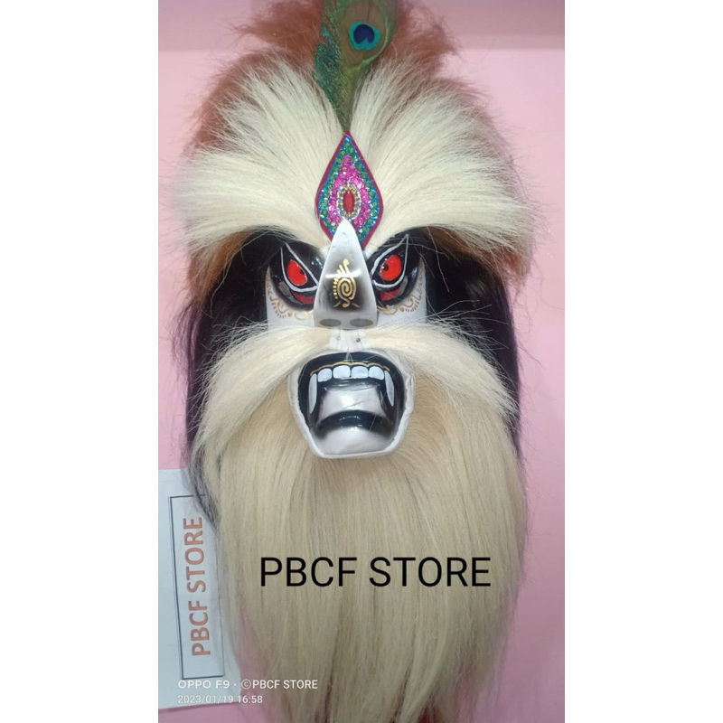 Jual GANONGAN MUKA PUTIH MATA KACA | Shopee Indonesia