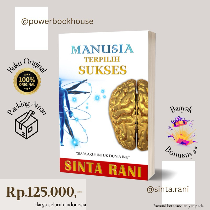Jual BUKU MANUSIA TERPILIH SUKSES - Pengembangan Diri - Motivasi Sukses - Kiat Sukses | Shopee ...