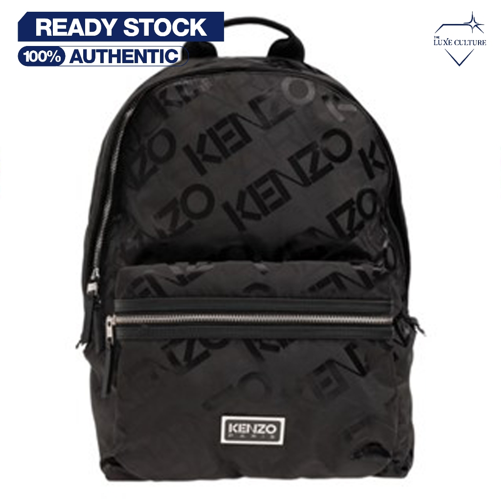 Jual Kenzo Logo Jacquard Zipped Backpack / Tas Branded Original ...