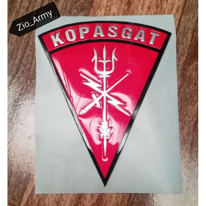Jual Stiker embos KOPASGAT Segitiga | Shopee Indonesia