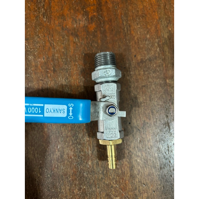 Jual stop kran ball valve SANKYO stainless steel 1/2”/kran boiler ...