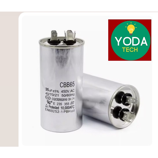 Jual Capacitor/ Kapasitor CBB65 450V 20UF - 40UF AC Air conditioning (7219) | Shopee Indonesia
