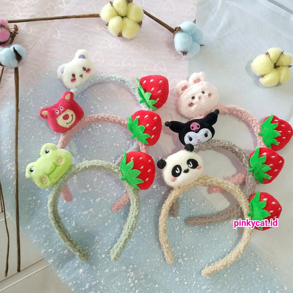 Jual Bando Anak Boneka Lucu Karakter Cartoon Cute Murah kelinci kucing ...