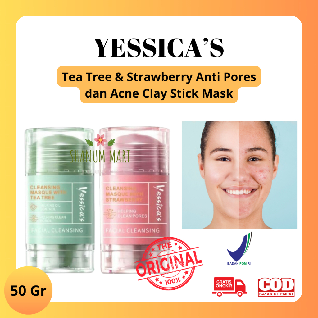 Jual [READY] FYC - Yessica's Tea Tree & Strawberry Anti Pores & Acne ...