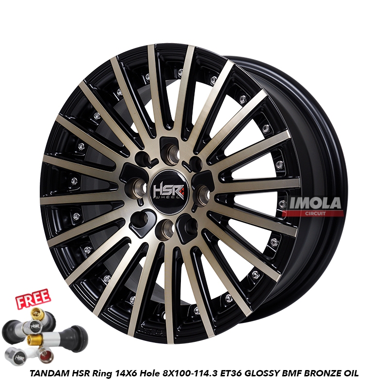 Jual Velg Mobil Ring 14 HSR TANDAM Velg Pelek R14 Ayla Agya Calya Sigra Brio Karimun Kijang ...