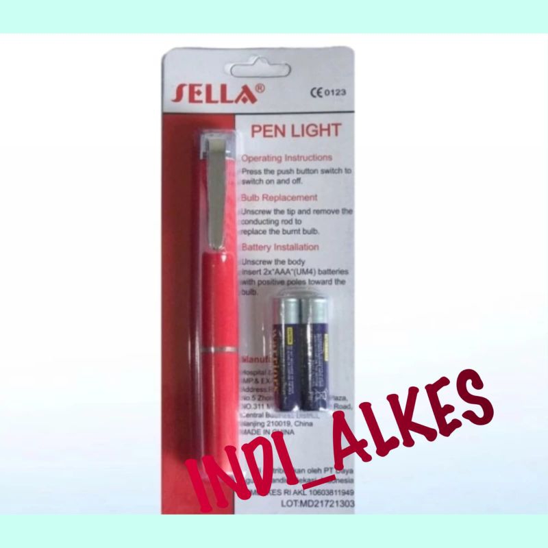 Jual Penlight Sinar Putih Merk Sella/Pena Senter/Pulpen Sinar | Shopee ...