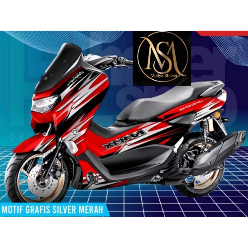 Jual stiker decal nmax new 2020/2023 full body grafis merah | Shopee ...