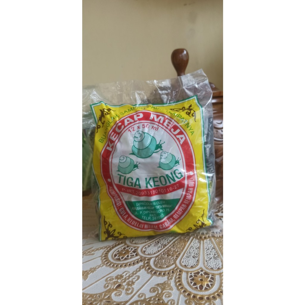 Jual Kecap Manis Cap Tiga Keong No MSG Khas Pati Alternatif Kecap Lele ...