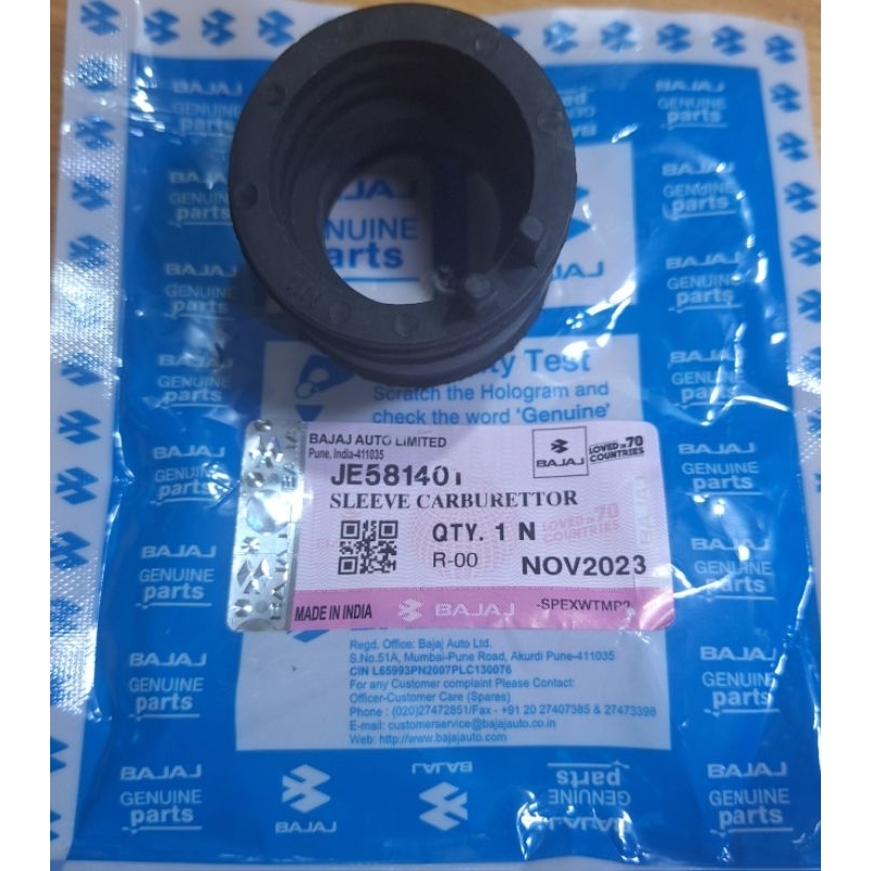 Jual Karet Intake Manifold Carburator Bajaj PULSAR 135LS/125 XCD ...