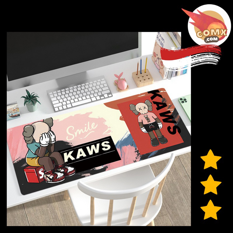 Jual COMX Premium Pad Gaming 80x30cm ketebalan 3mm Motif KAWS Be@rbrick ...