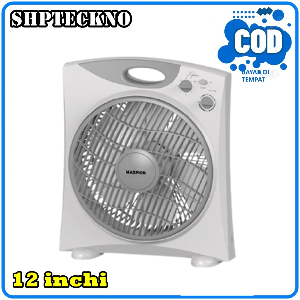 Jual MASPION Box Fan EX2109 Kipas Angin Kotak Duduk Meja Daya 45 Watt ...