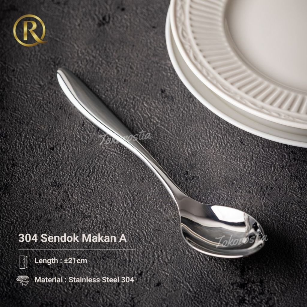 Jual 304 Sendok Makan A Stainless Steel 21cm | Shopee Indonesia
