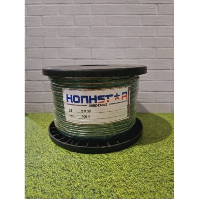 Jual kabel transparan honhstar 2x30 2x50 2x80 2x120 80meter bobin ...